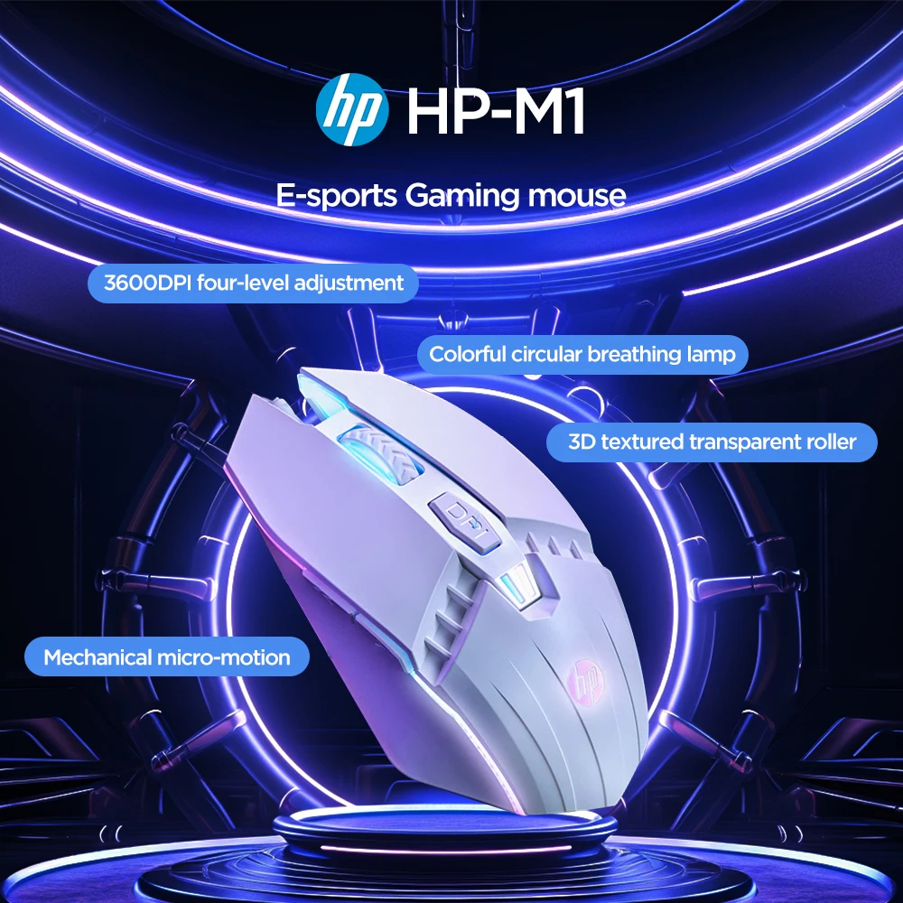 HP-M1-Wired-Gaming-Mouse-Light-esports-Mouse-Custom-macro-USB-esports ...