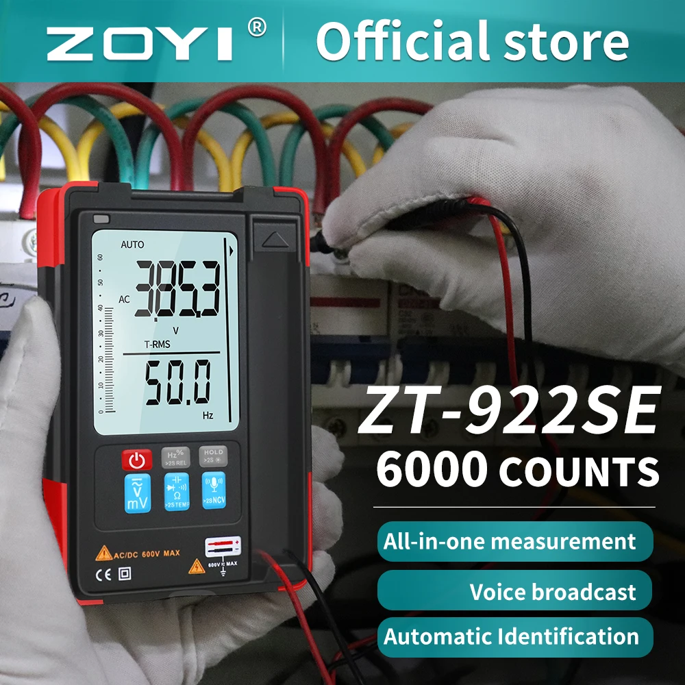 ZOYI-AI-Smart-Digital-Multimeter-ZT-922SE-Voice-Recognition-6000-Counts-AC-DC-Ohm-capacitance ...