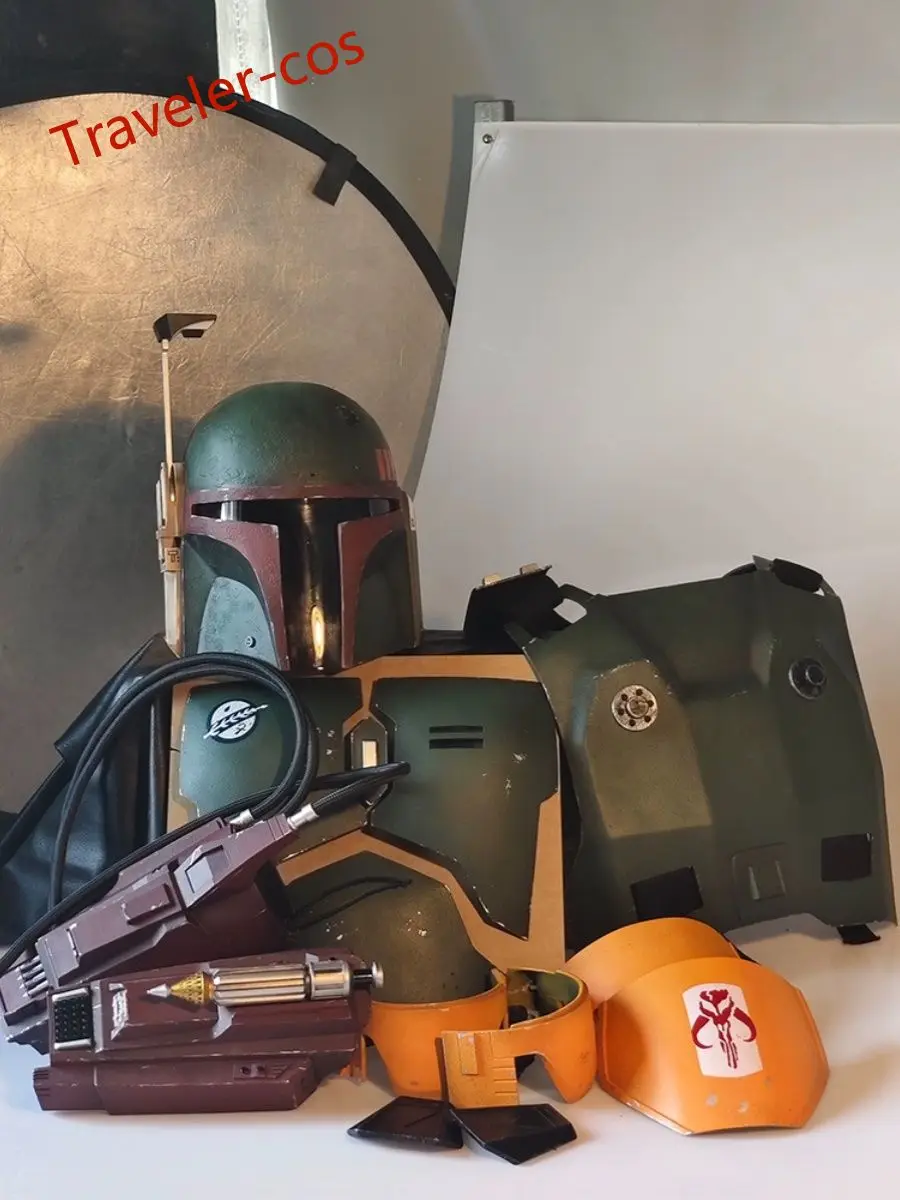 Traveler-cos-pel-cula-El-Libro-de-Boba-Fett-Star-Wars-traje-de-Cosplay ...