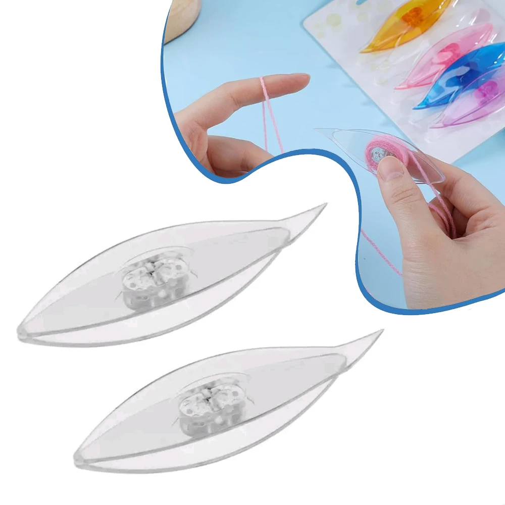 2Pcs Plastic Tatting Shuttle Hand Art Manual Tools for Lace Making DIY ...