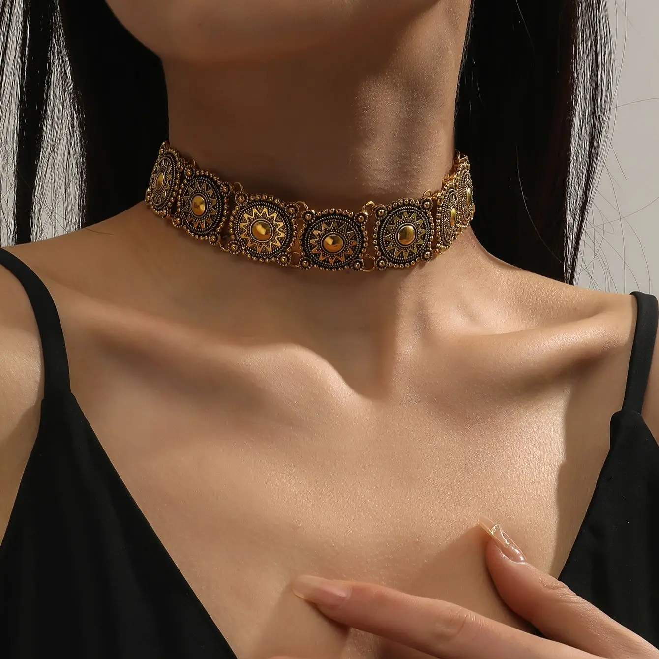 1 Piece Women's Retro Effect Necklace Beach Travel Vacation Fashion ...