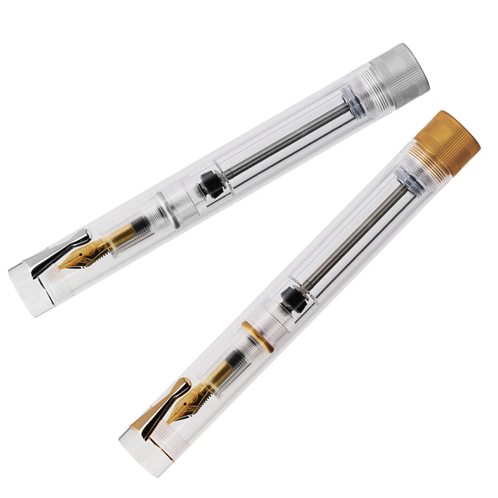 Majohn-V1-Transparent-Resin-Fountain-Pen-EF-F-Nib-Vacuum-Inking-Writing ...
