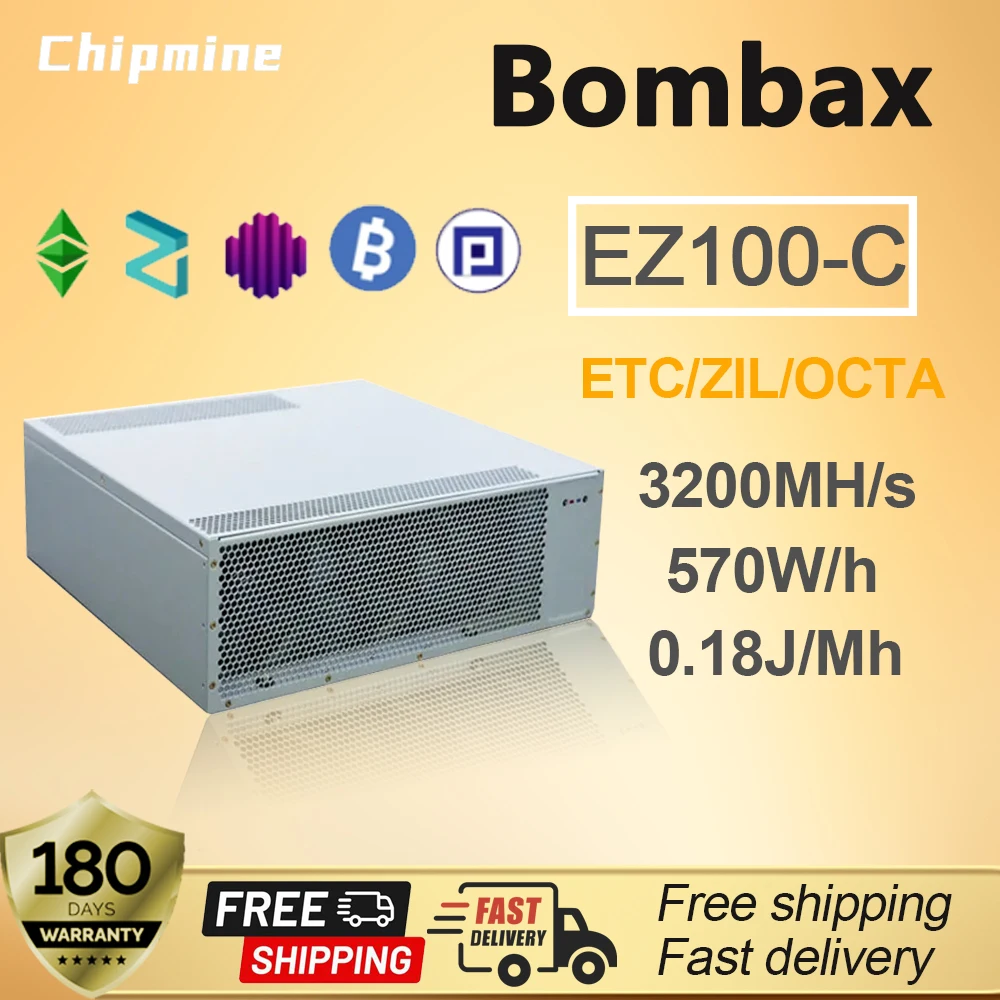 New-BOMBAX-MINER-EZ100-C-QUIET-ETC-ZIL-OCTA-3200-MW-s-Hashrate-570-W ...