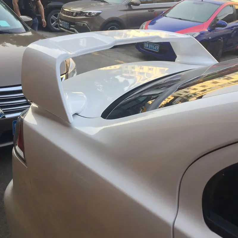 For Lancer Spoiler EVO ABS Material Car Rear Wing Primer Color Rear ...