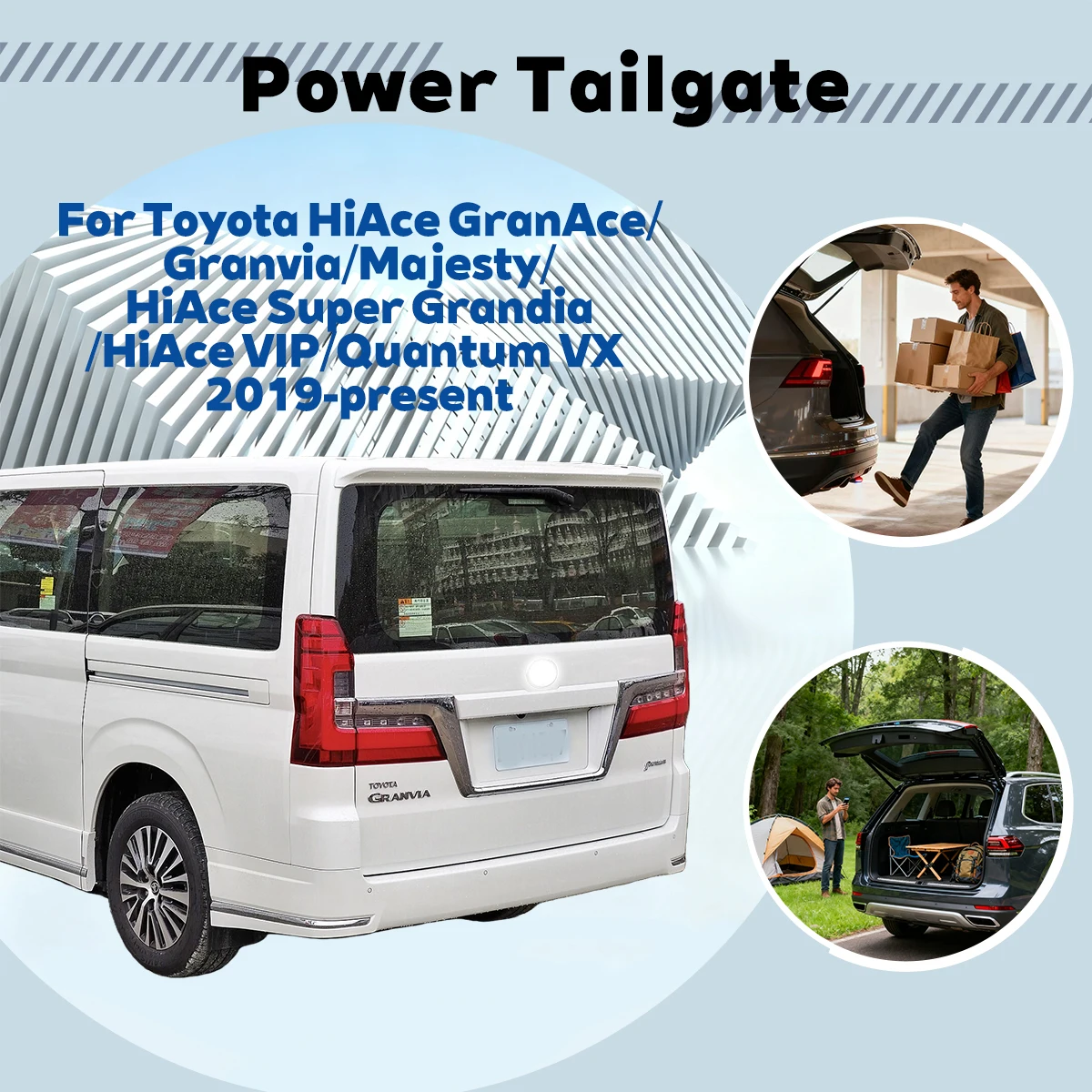 For Toyota HiAce GranAce/Granvia/Majesty 2019+ Automatic Lifting ...