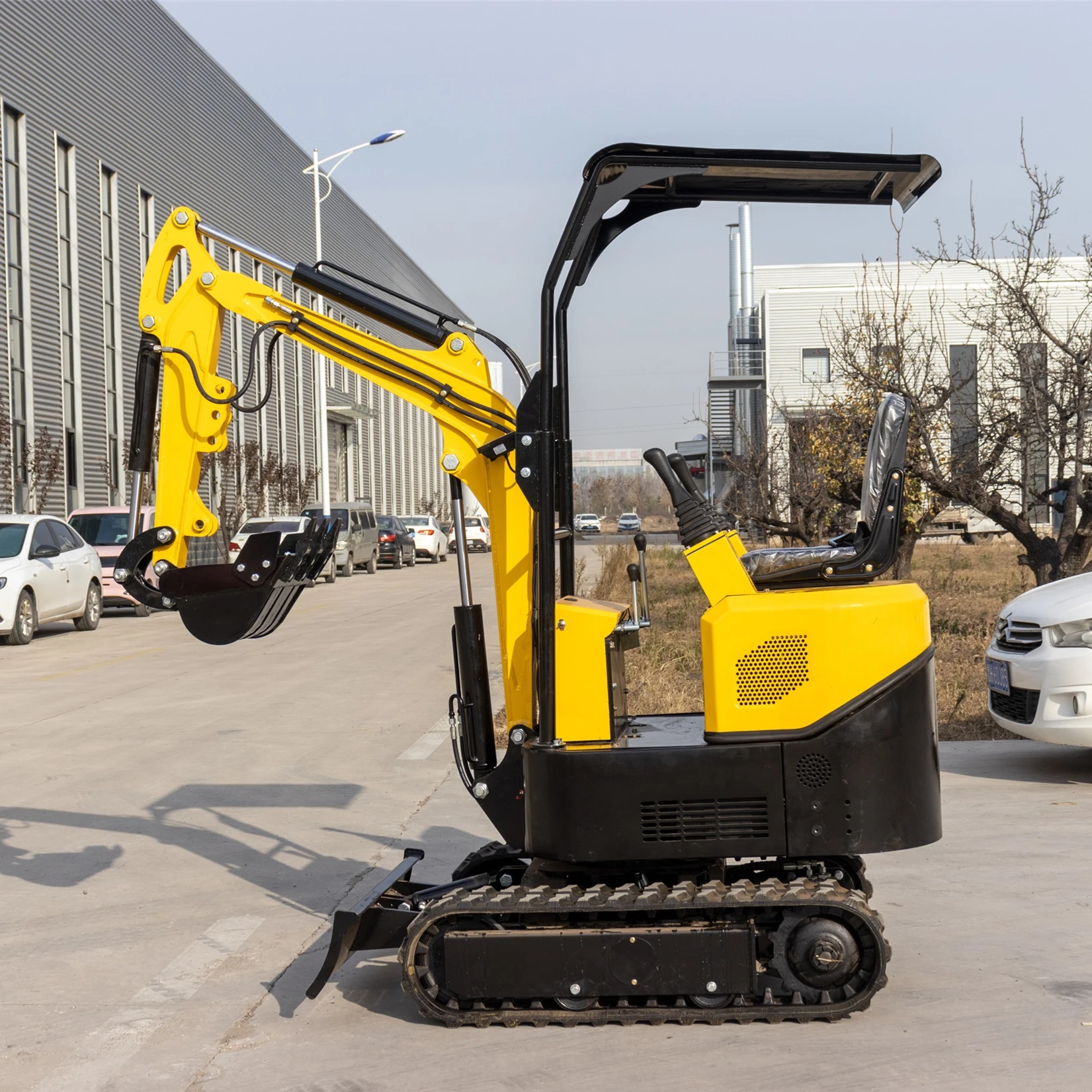 Construction-Digger-Crawler-Excavator-Miniexcavadora-Minibagger-0-8-Ton ...