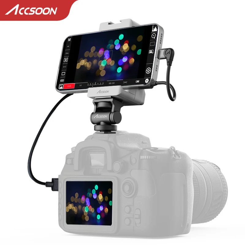 ACCSOON SEEMO for iPhone iPad As Camera Monitor HDMI IOS Adapter Stream ...