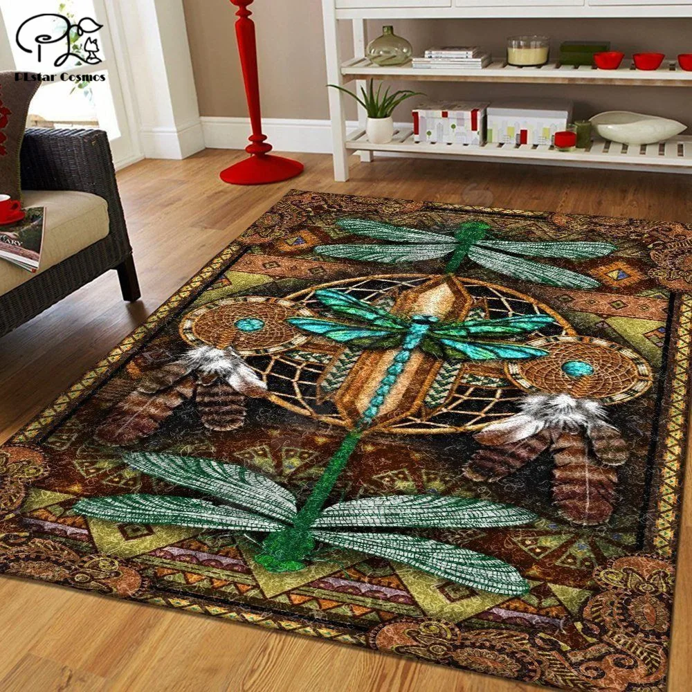 Dragonfly Rug 3D All Over Printed Rug - Cutegiftie