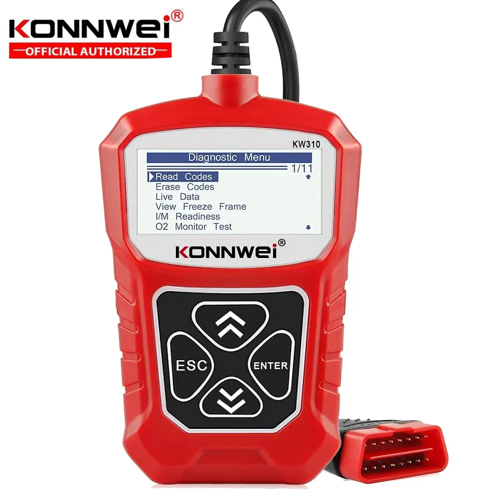 2024-KONNWEI-KW310-Car-Scanner-OBD2-Scanner-Auto-Code-Reader-Diagnostic-Check-Engine-Light-Scan ...