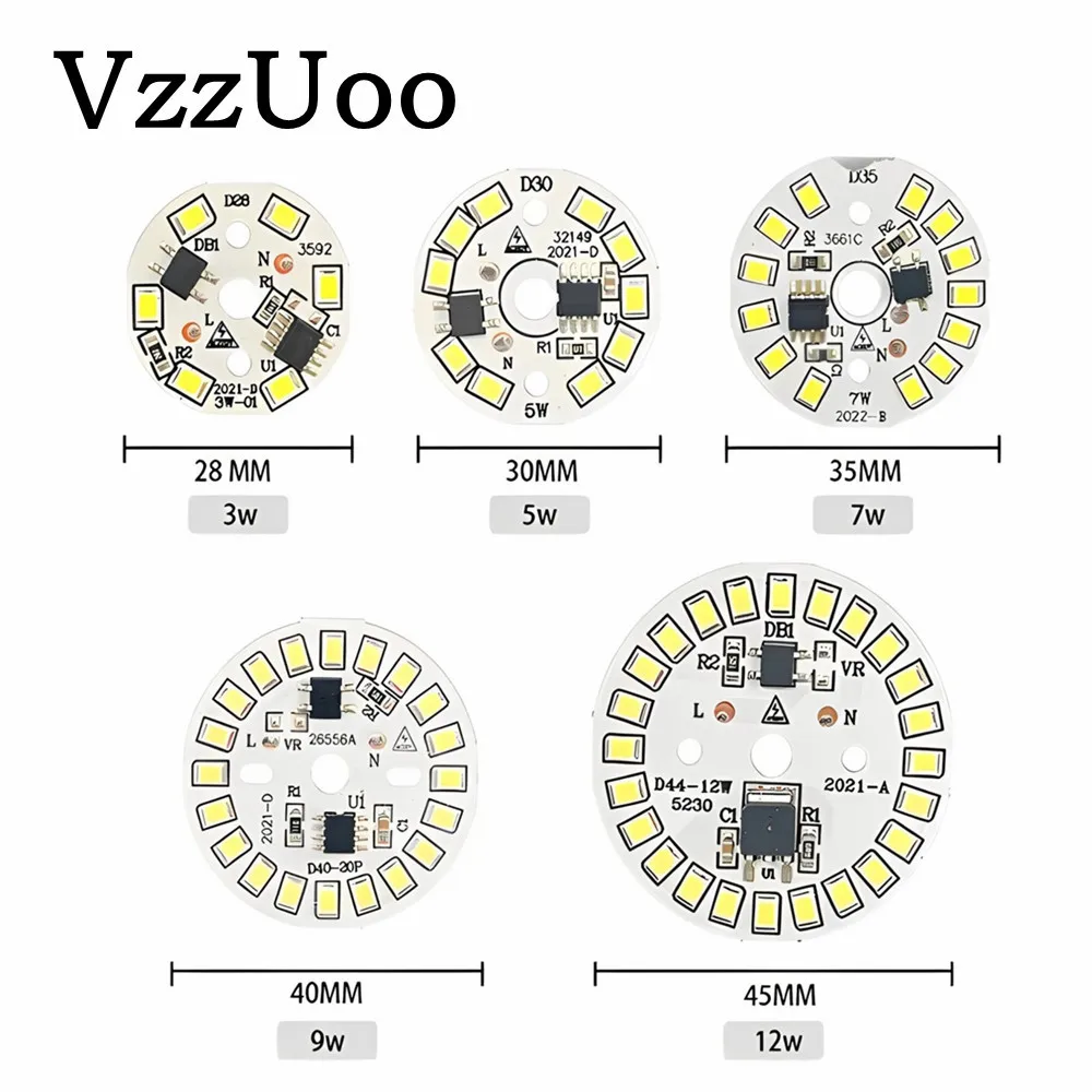 VzzUoo-LED-Bulb-Patch-Lamp-SMD-Plate-Circular-Module-Light-Source-Plate ...