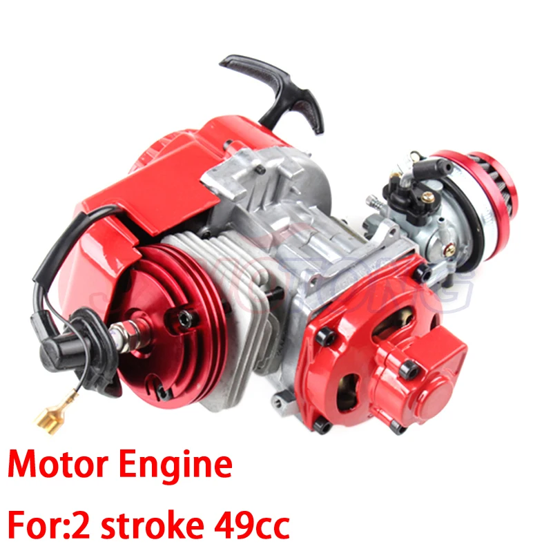49cc 2 Stroke Mototcycle Complete Engine Motor With Air Filter ...