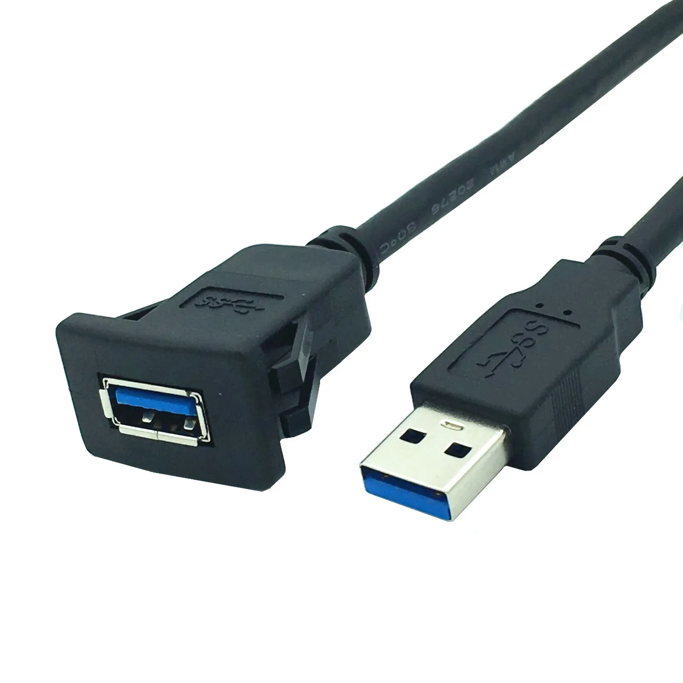 Câble de Prise USB 3.0 Mâle à Femelle de 1m-2m,Rallonge,Panneau Prada ...