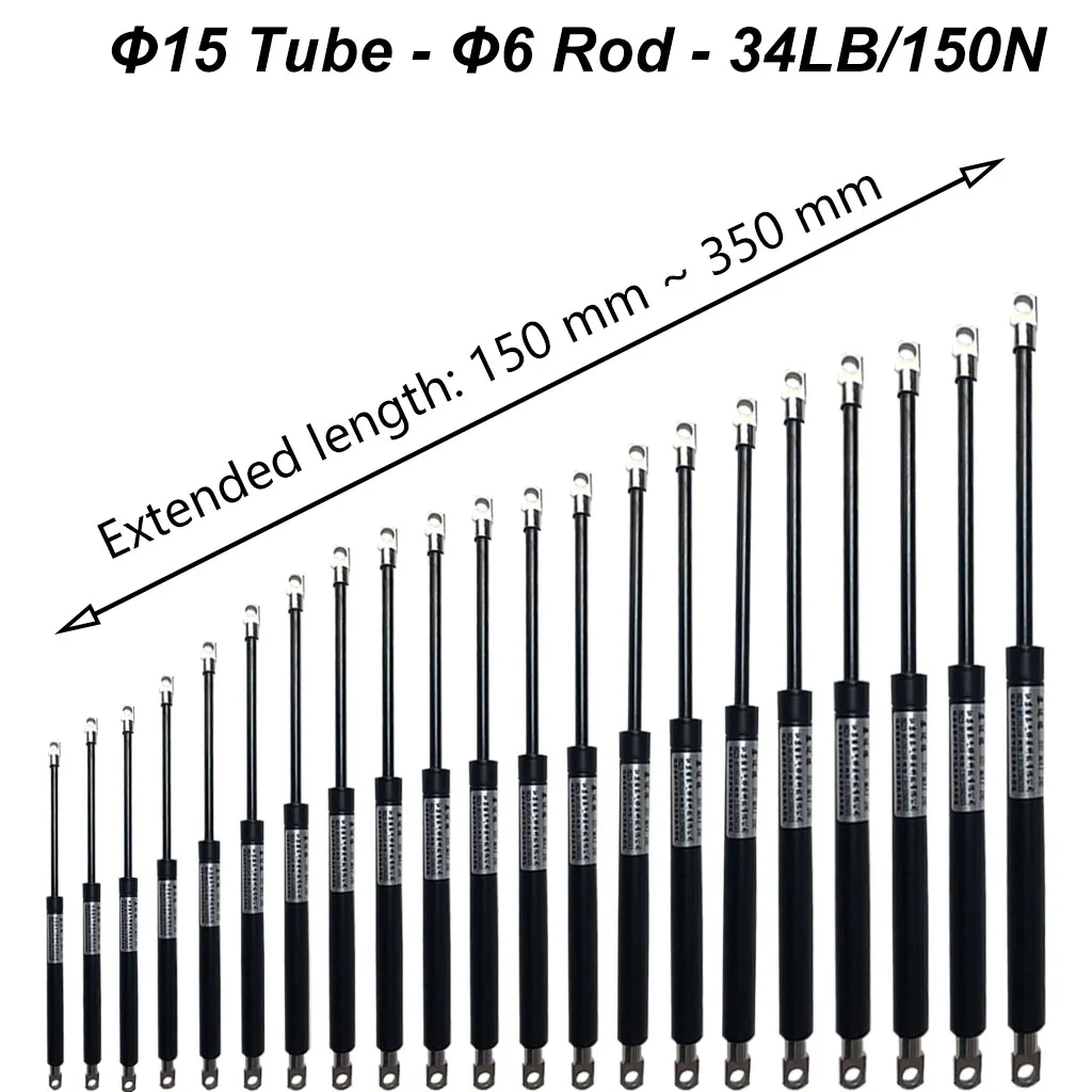 1PC-150N-34LB-150-350mm-Universal-Gas-Struts-Steel-Eyes-Tool-Box-Lift ...
