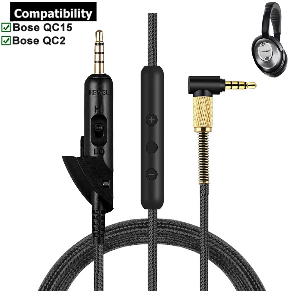 15 Cord Replacement Headphones Bose Qc | Bose Qc15 Replacement Cable ...