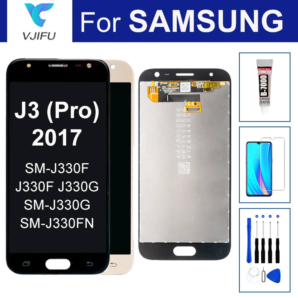 Screen-For-Samsung-Galaxy-J3-Pro-2017-LCD-Display-Touch-Digitizer-Assembly-J330F-J330G ...