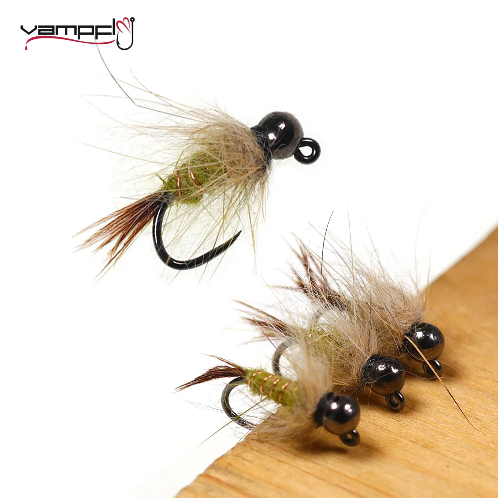 Vampfly-6pcs-Hare-s-Ear-Jig-Nymph-Fly-Tungsten-Beadhead-Fast-Sinking ...