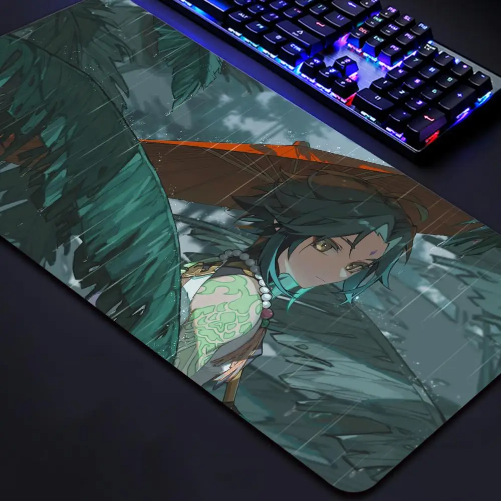 Xxl-Mouse-Pad-Genshin-Impact-Xiao-Pc-Gamer-Cabinet-Keyboard-Desk-Mat ...