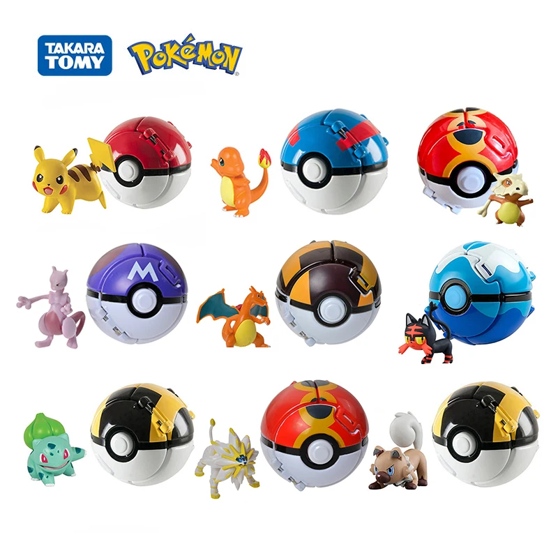 Pok-mon-Pokeball-Model-Toys-para-Crian-as-Action-Figure-Anime-Pocket ...