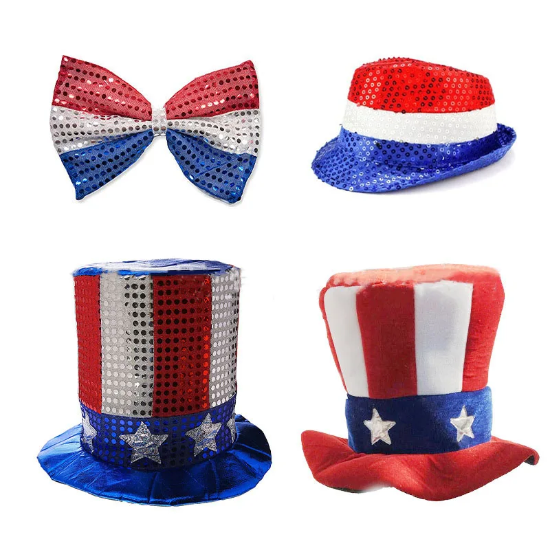 American-Independence-Day-Party-High-Hat-USA-4th-Of-July-American-Hat ...