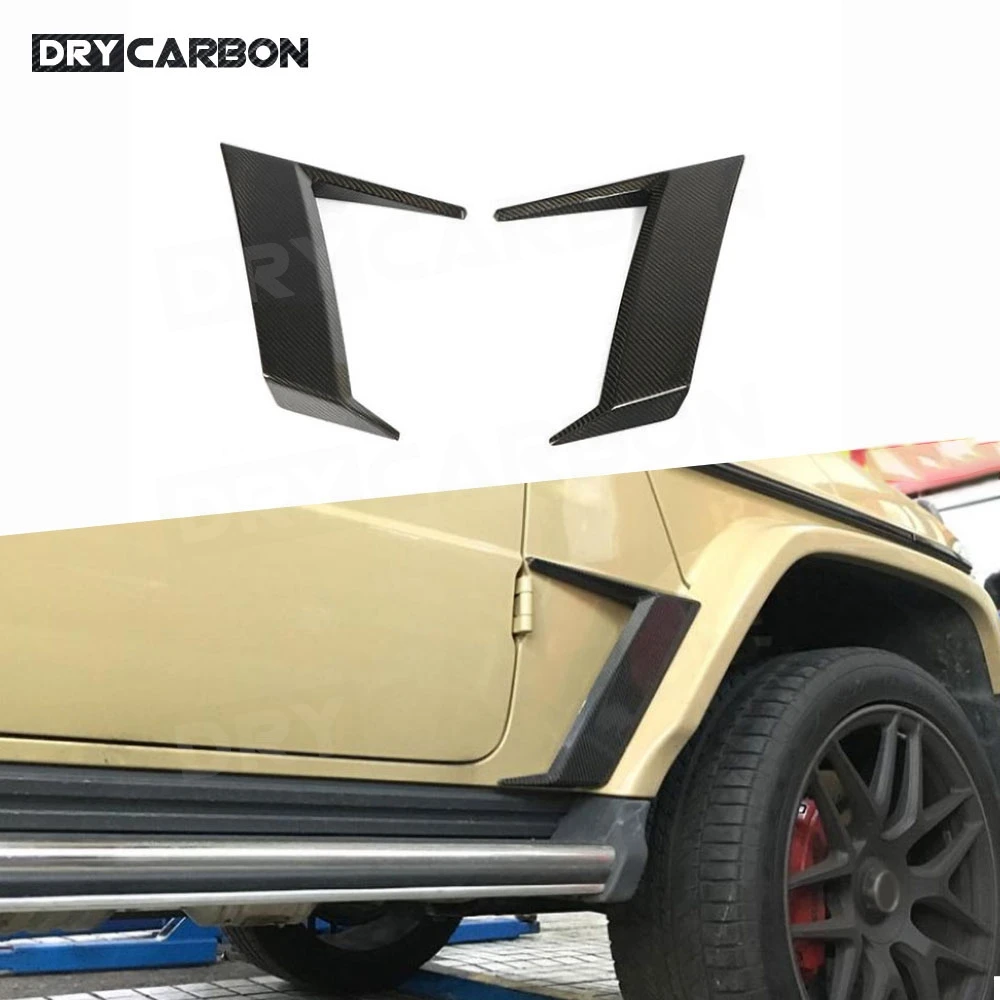Carbon-Fiber-Wheel-Arch-Air-Vent-Outlet-Cover-Trim-Body-Kits-FRP ...