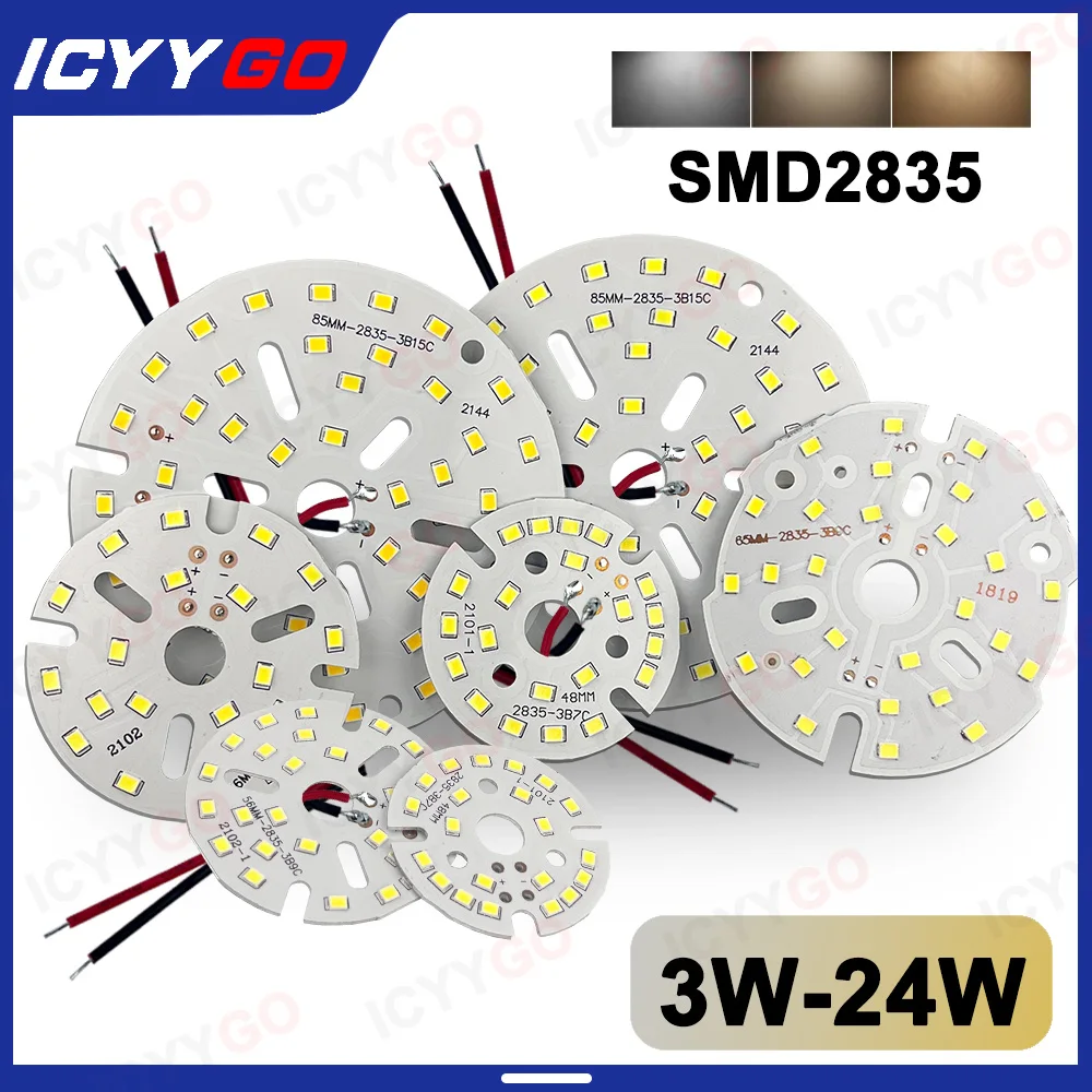3W-5W-7W-9W-12W-15W-18W-24W-SMD-2835-LED-Light-Emitting-Diode-High ...