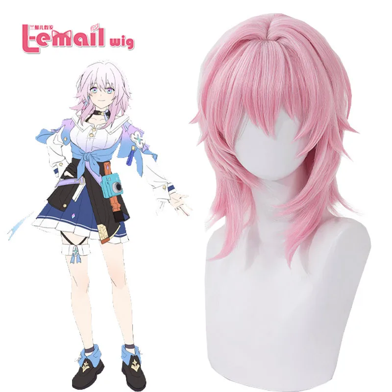 L-email-wig-Synthetic-Hair-Game-Honkai-Star-Rail-March-7th-Cosplay-Wig ...