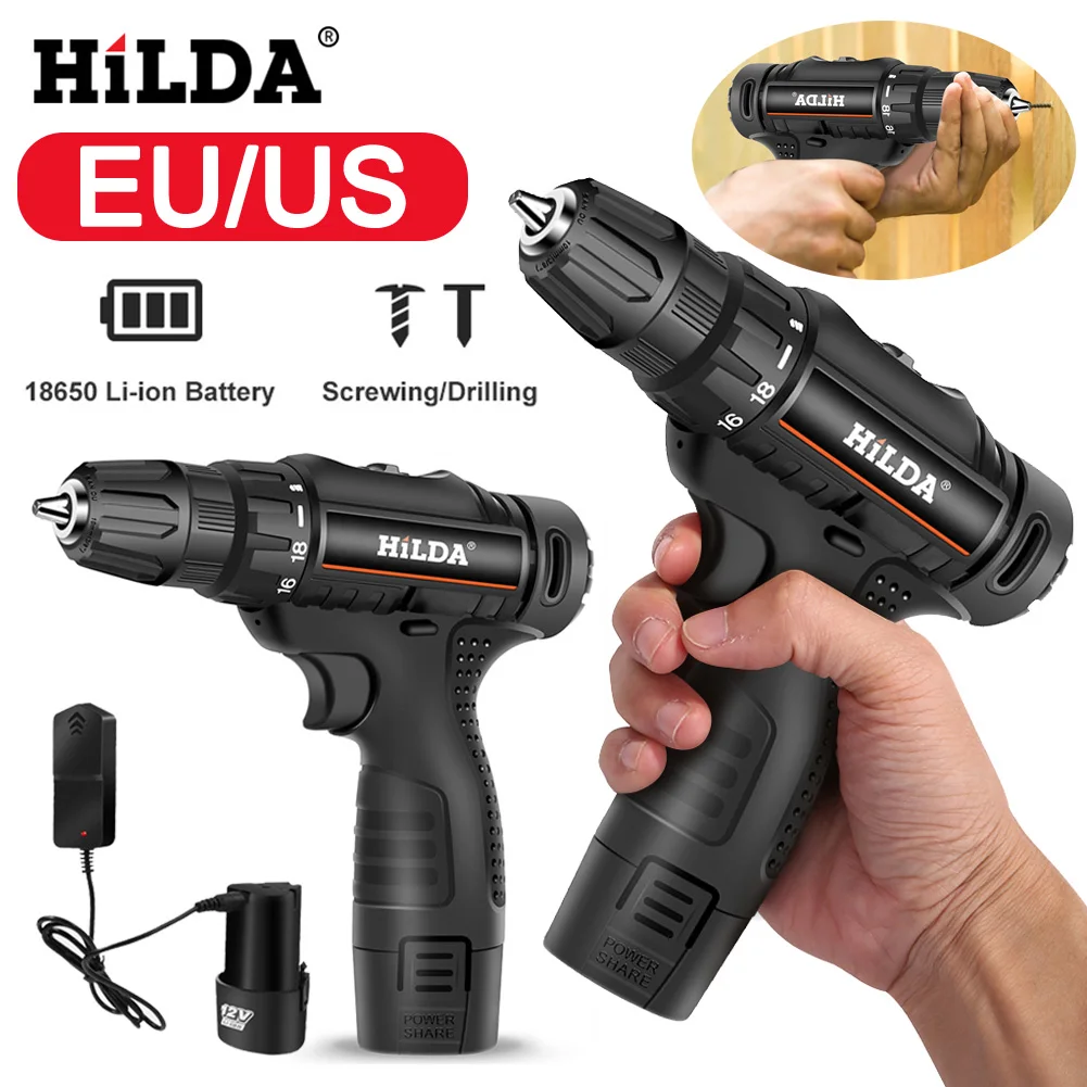 Cordless Drill Power Tools Electric Drill Screwdriver 28N.m Wireless ...