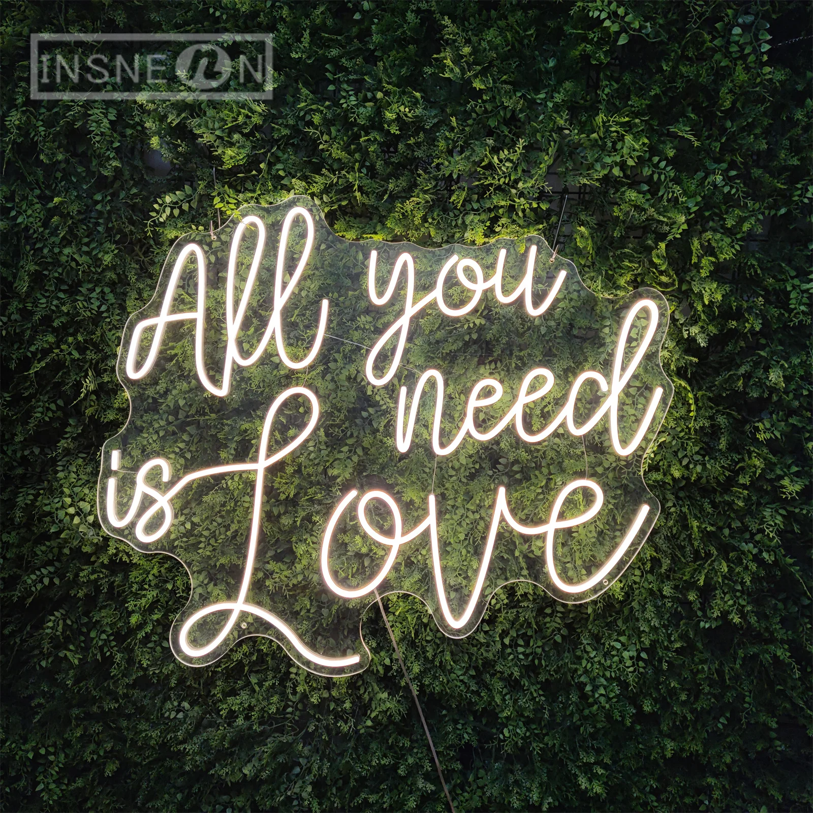 All You Need Is Love Neon Sign Wall Wedding Club Party Neon Light Shop ...