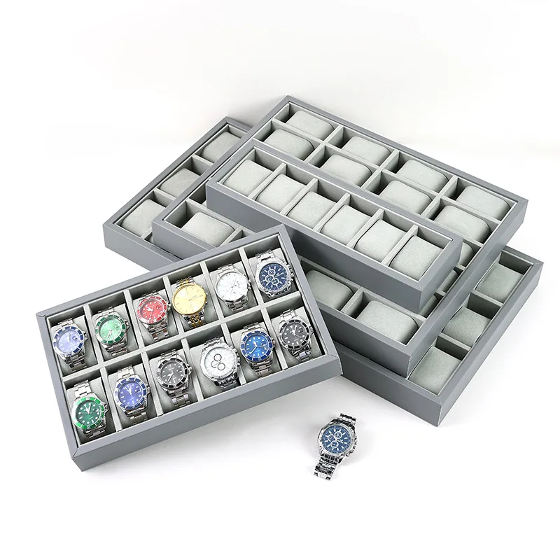 6-12-24-30-Slots-Watch-Storage-Display-Box-Wristwatch-Organizer-Display ...