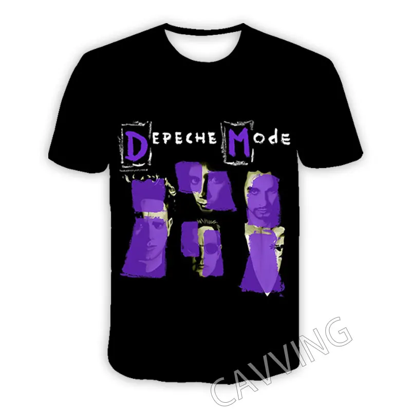 New Fashion Women/Men's 3D Print Depeche-Mode Casual T-shirts Hip Hop ...