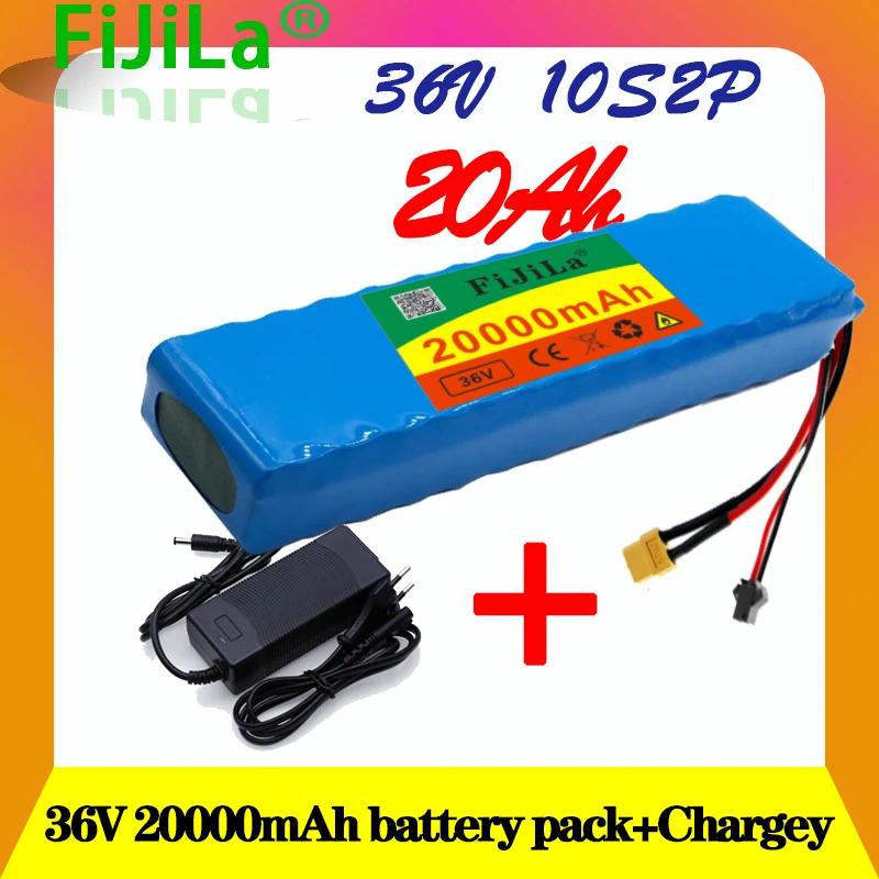 36V-20Ah-10S2P-18650-Rechargeable-battery-pack-20000mAh-modified ...