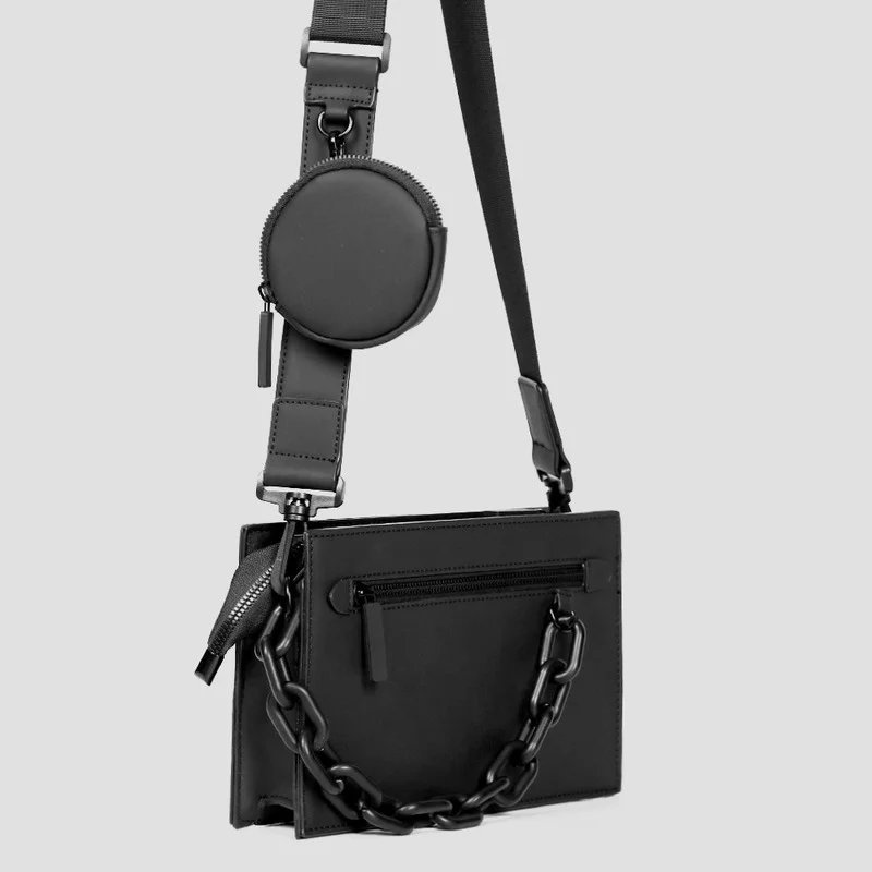 New Men's Box Crossbody Bag Casual Fashion Designer Crossbody Shoulder ...