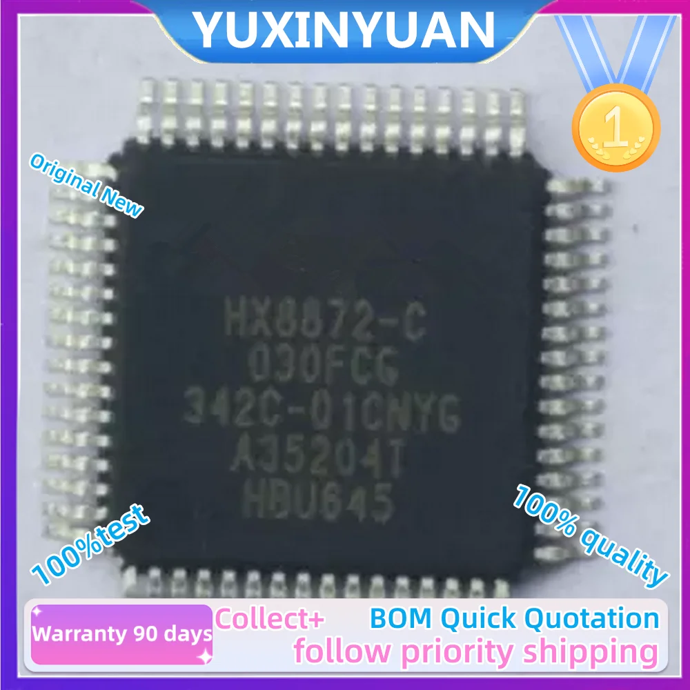 HX8872-Circuito-Integrado-IC-LCD-Chip-HX8872-C-HX8872-C030FCG-TQFP-64 ...