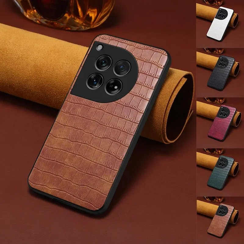 EUCAGR-Crocodile-Pattern-Leather-Phone-Case-For-Oneplus-12-12R-11-Pro ...