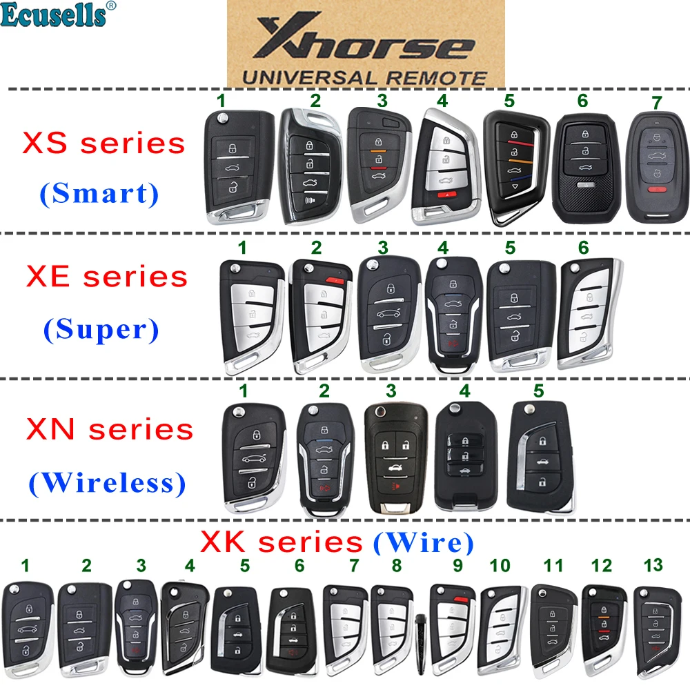 XHORSE-VVDI-Universal-Remotes-Smart-Super-Wireless-Wire-Remote-Key-XS ...