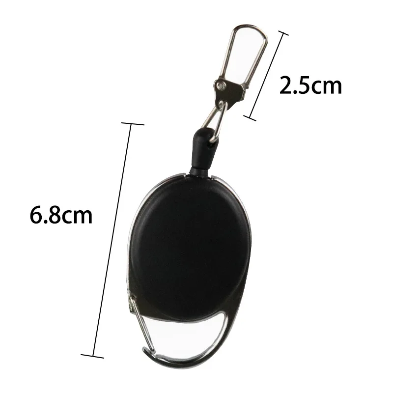 Retractable-Lock-Anti-Theft-Key-Chain-EDC-Elastic-Key-Ring-Quick ...