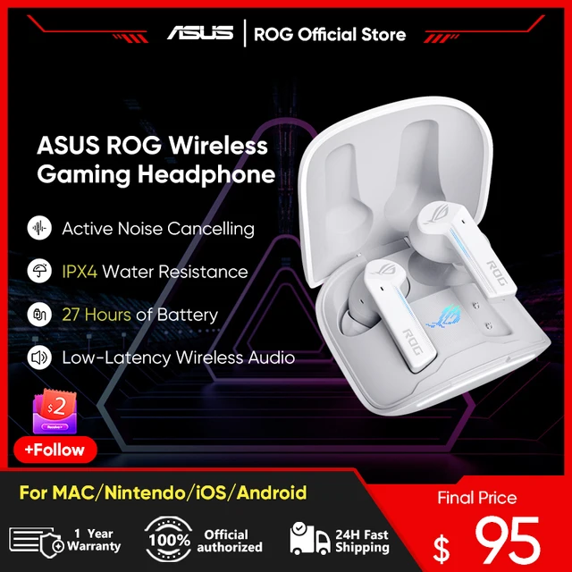 Original ASUS ROG Cetra True Wireless Gaming Headphone ANC Noise ...