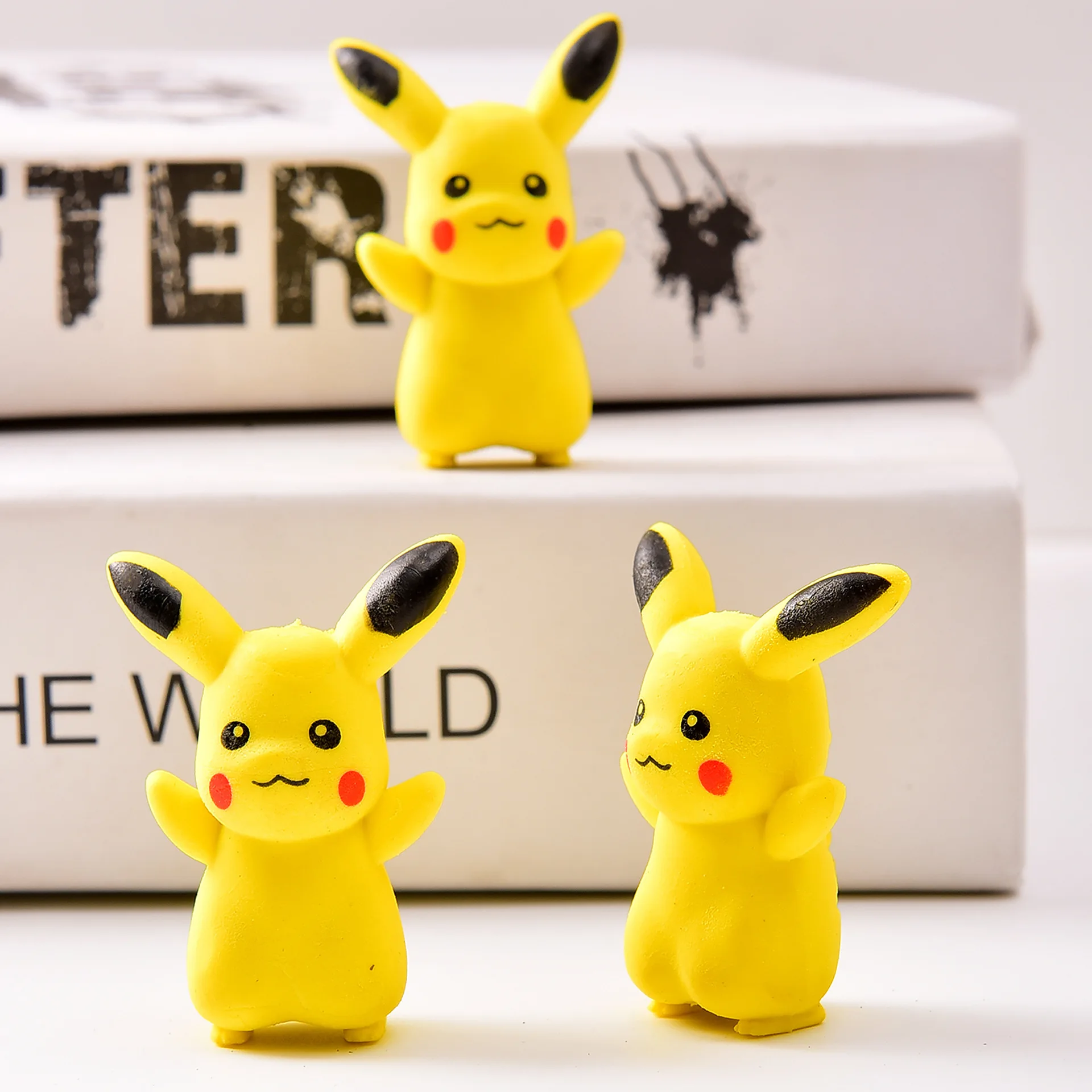 10Pcs-Set-Cartoon-Anime-Pokemon-Kawaii-Cute-Pikachu-Eraser-Creative ...