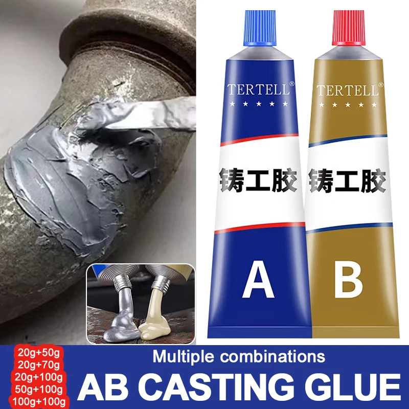 Strong-Metal-Repair-Adhesive-Casting-Glue-AB-Glue-Cold-Welding-Glue ...