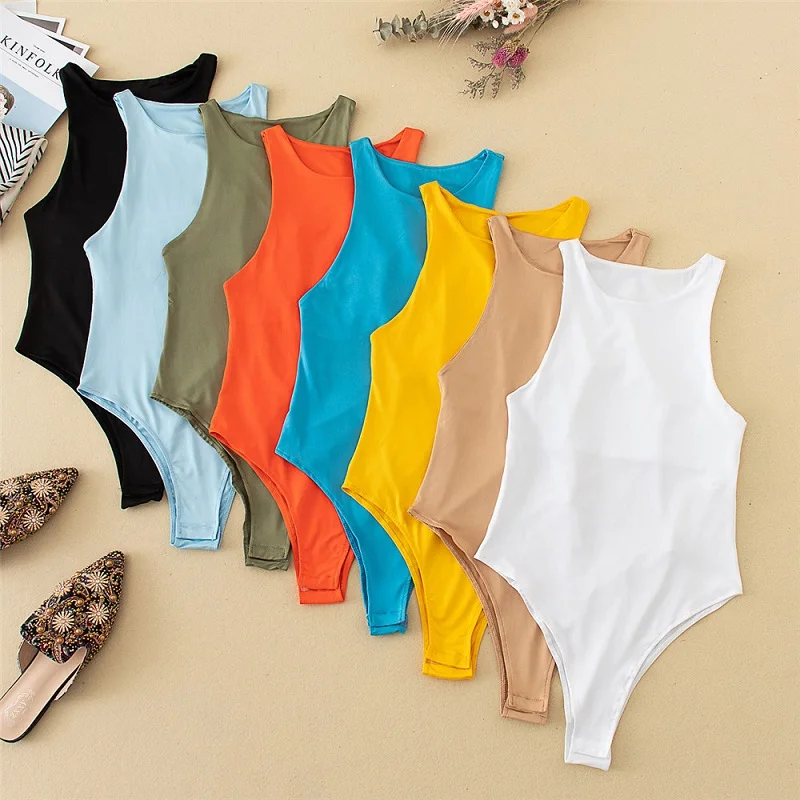 Jumper Body Suit Women Casual Sexy Slim Beach Jumpsuit Romper Girl ...