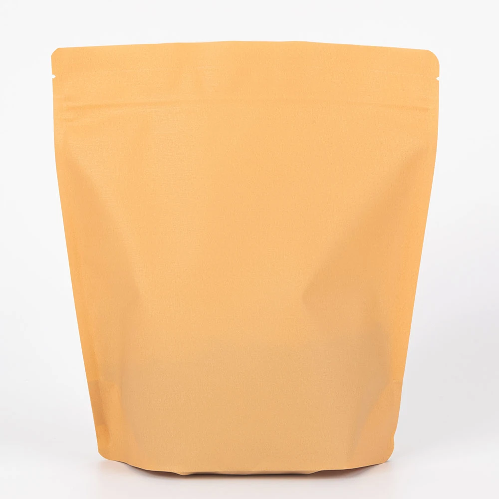 50PCS Matte Yellow Recyclable Pouch 250g 500g PE60 Evoh PE80 Mylar ...