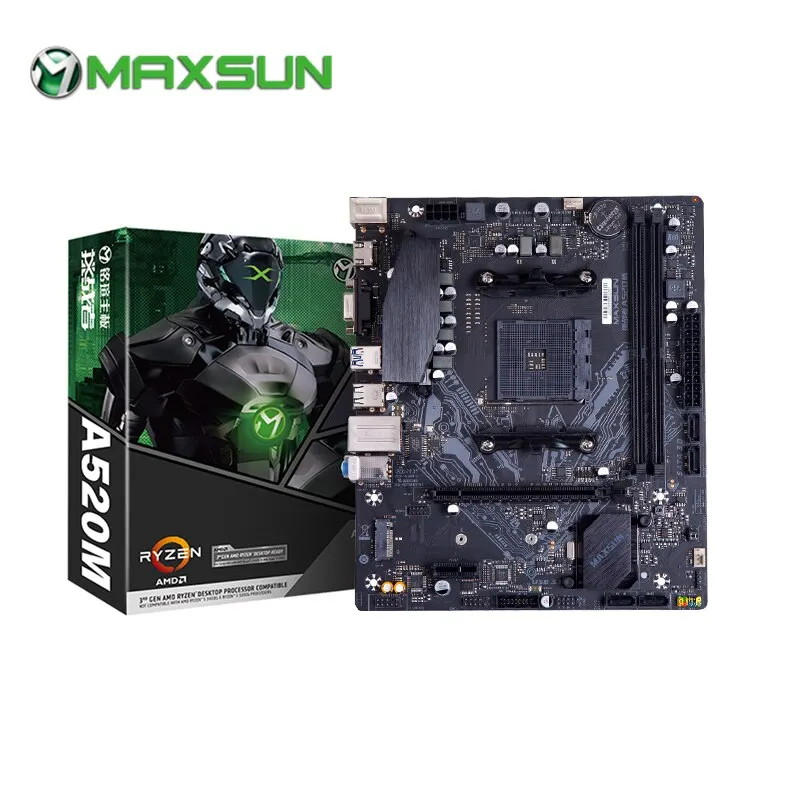 MAXSUN-Motherboard-AMD-A520M-DDR4-M-2-USB3-2-STAT3-0-Desktop-Computer ...