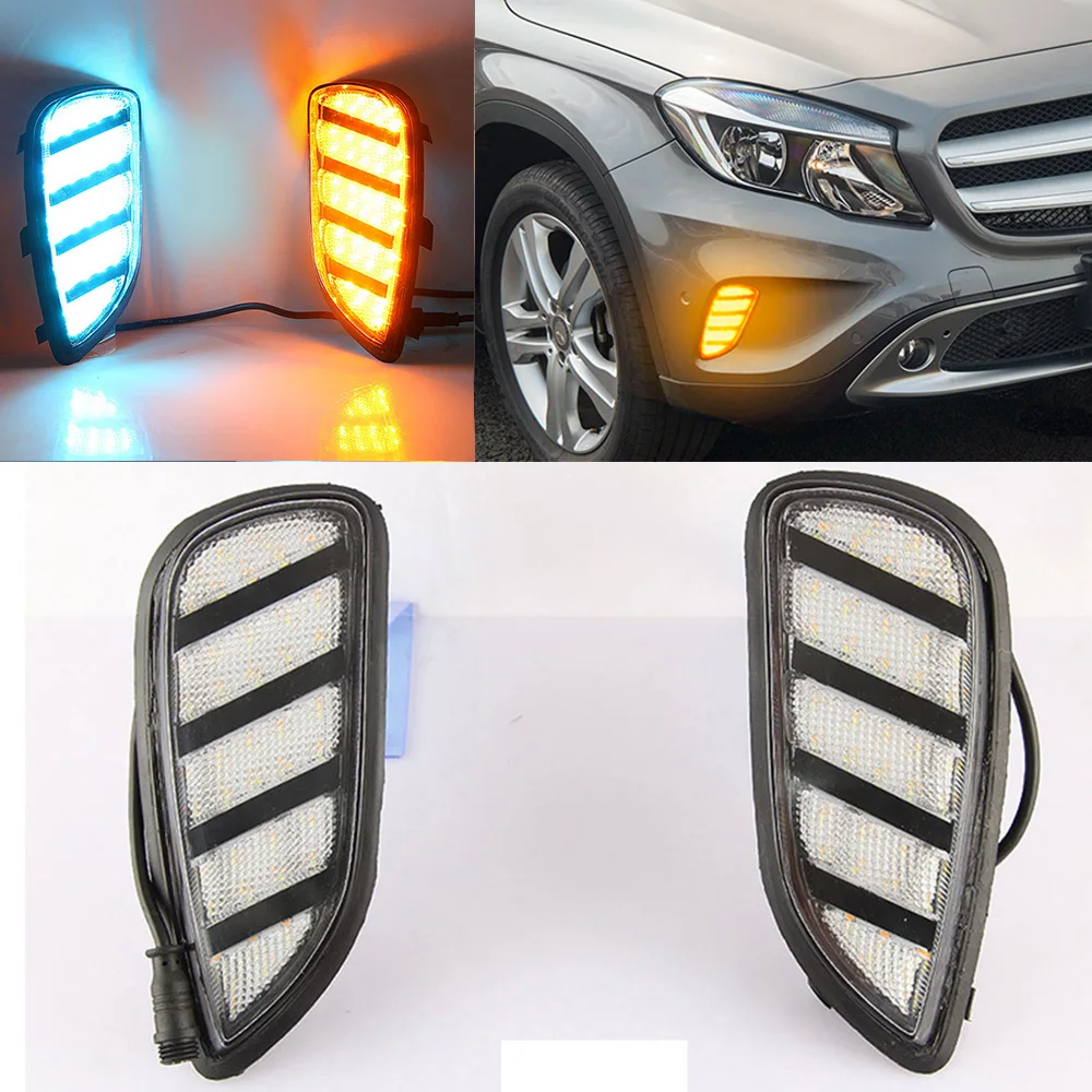 2PCS-LED-Fog-Light-For-Mercedes-Benz-GLA-GLA180-GLA200-2015-2016-2017 ...