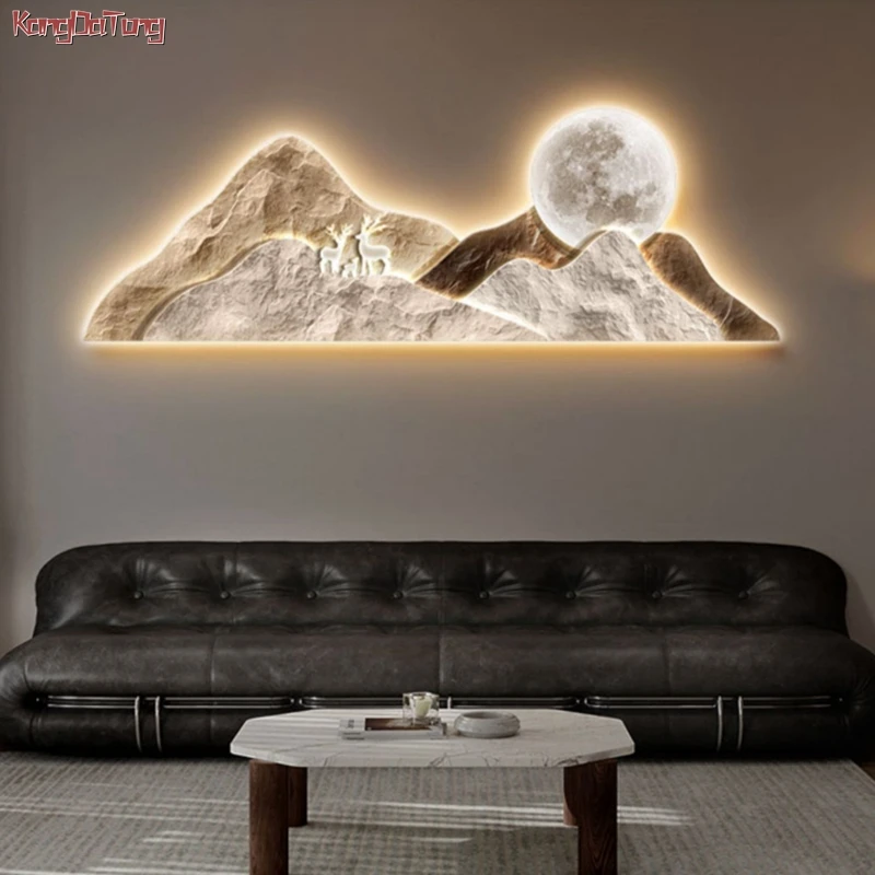 Landscape Wall Lamp | Wall Painting Lamp | Lamp Living Room | Light ...