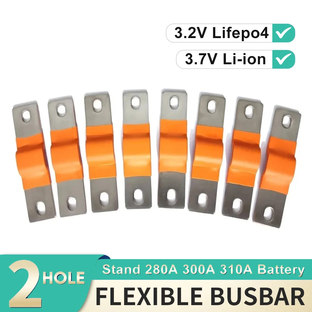Flexible-Bus-Bar-Flat-Copper-2-Hole-4-Hole-Busbar-300amp-3mm-300A-for-3 ...