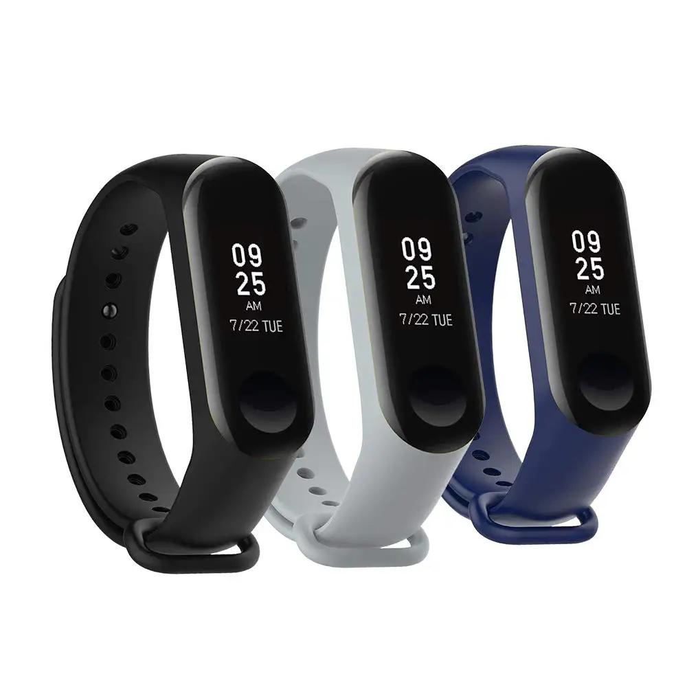 Strap For Xiaomi Mi Band 7 6 5 Bracelet Sport Silicone Wristband belt ...