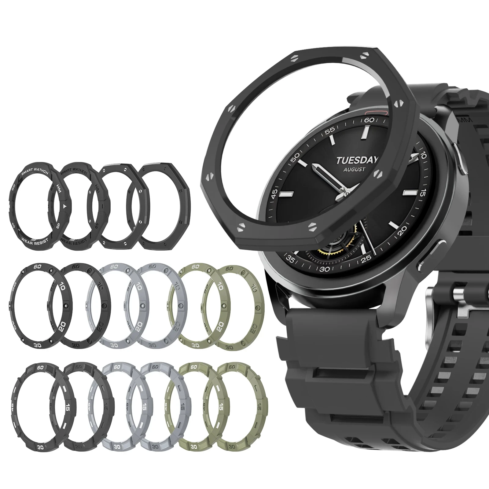 Case-for-Xiaomi-Watch-S3-PC-Anti-Scratch-Smart-Watch-Cover-Protector ...