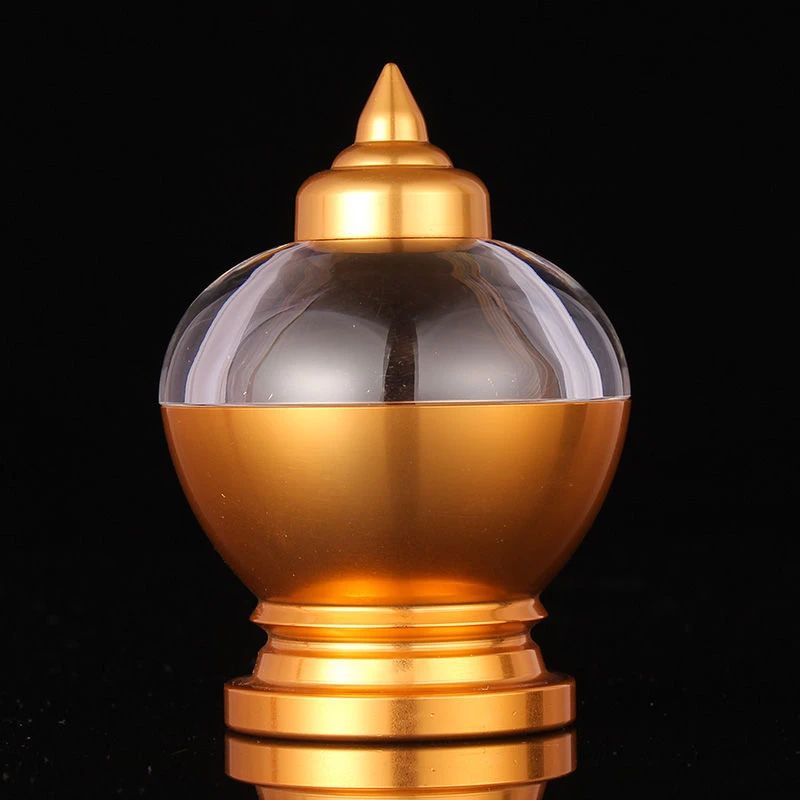 Handicraft-Tibetan-Mini-Transparent-Stupa-Acrylic-Tantric-8cm-Circle ...