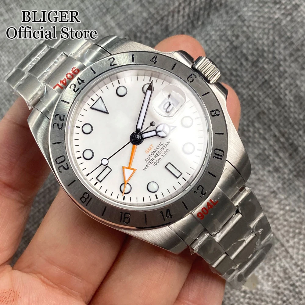 Bliger Automatic Gmt Watch | Bliger Automatic Gmt 40mm | Bliger Gmt ...