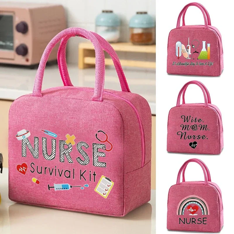 Nurse-Lunch-Bag-Women-Portable-Insulated-Bag-Lunch-Box-Picnic-Storage ...